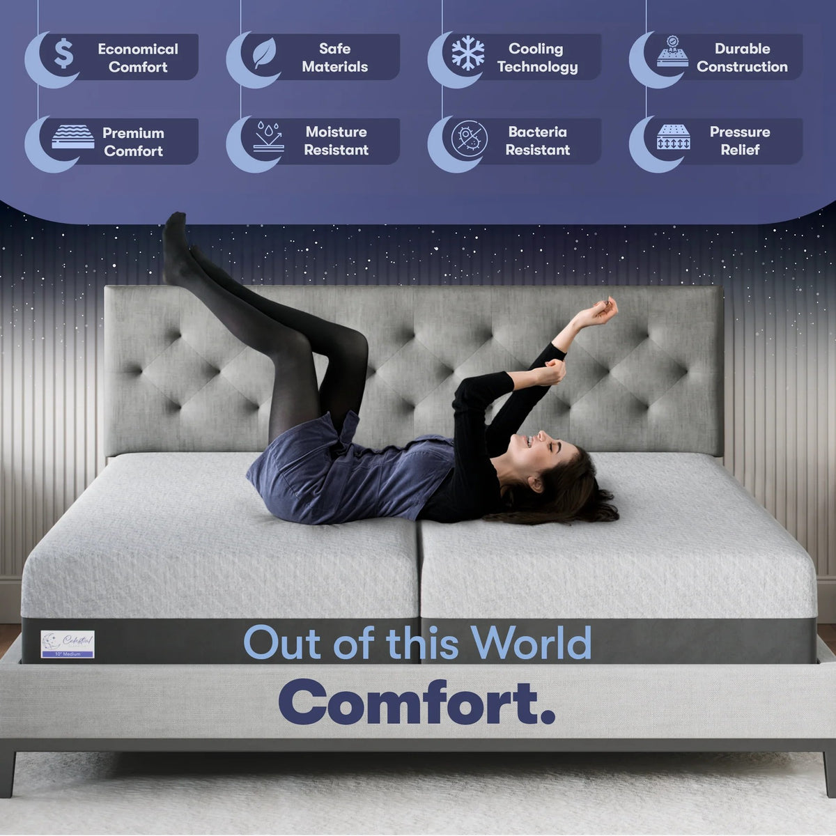 Memory Foam Mattress – Celestial Sleep Co.